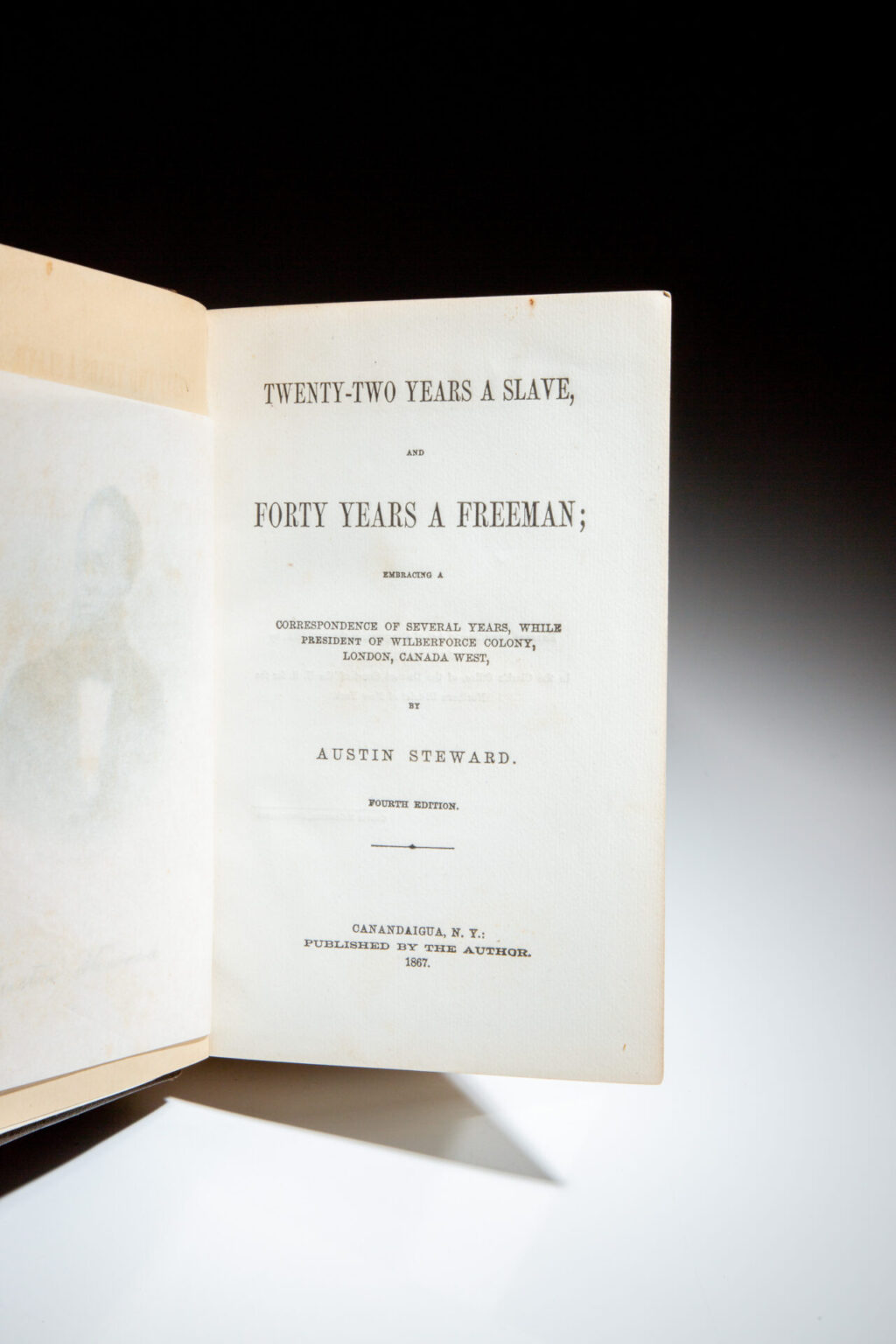 Twenty-Two Years A Slave, And Forty Years A Freeman - The First Edition Rare Books