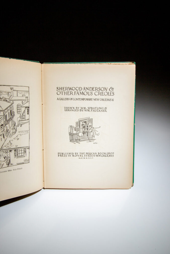 Sherwood Anderson & Other Famous Creoles - The First Edition Rare Books