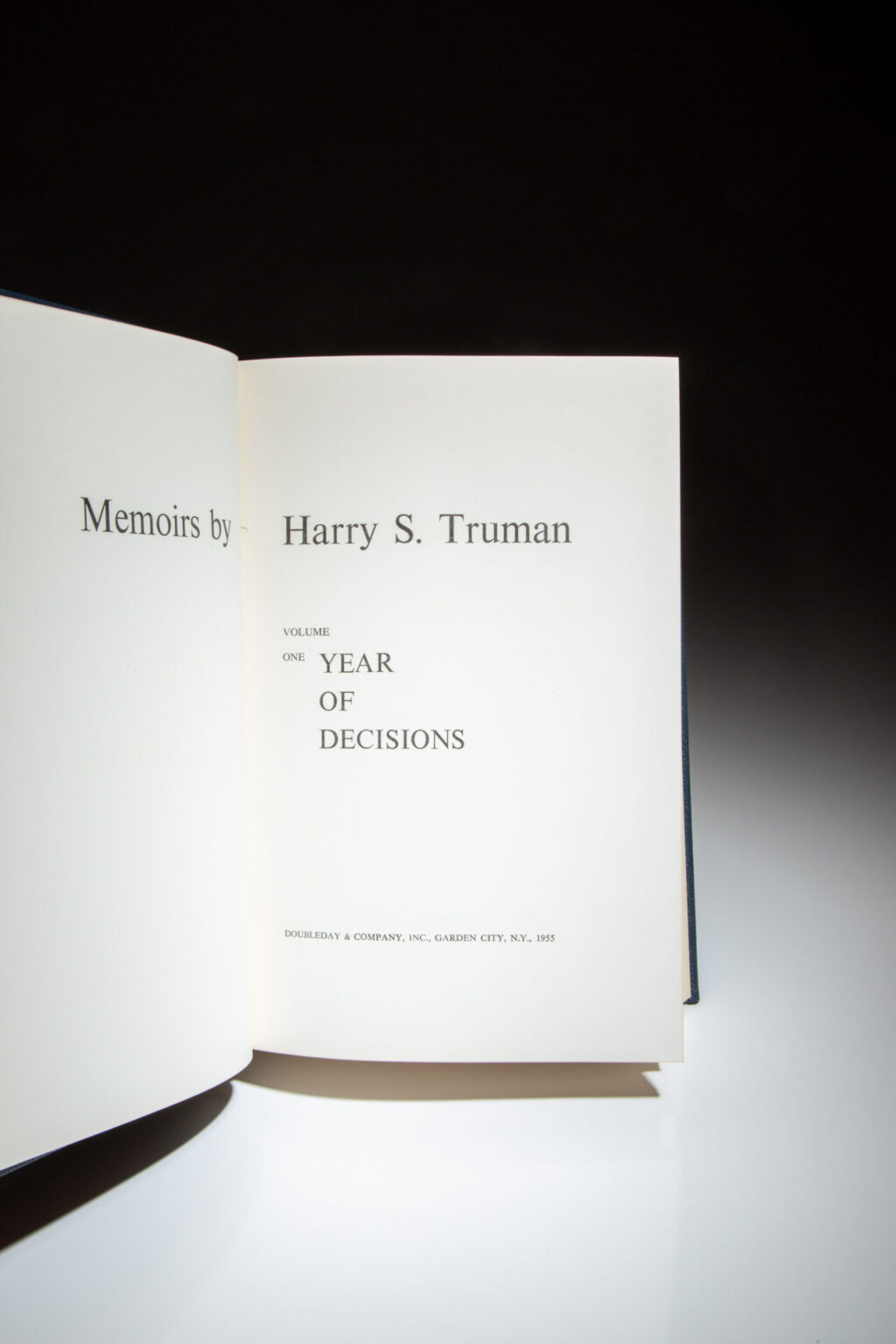Memoirs by Harry S. Truman - The First Edition Rare Books