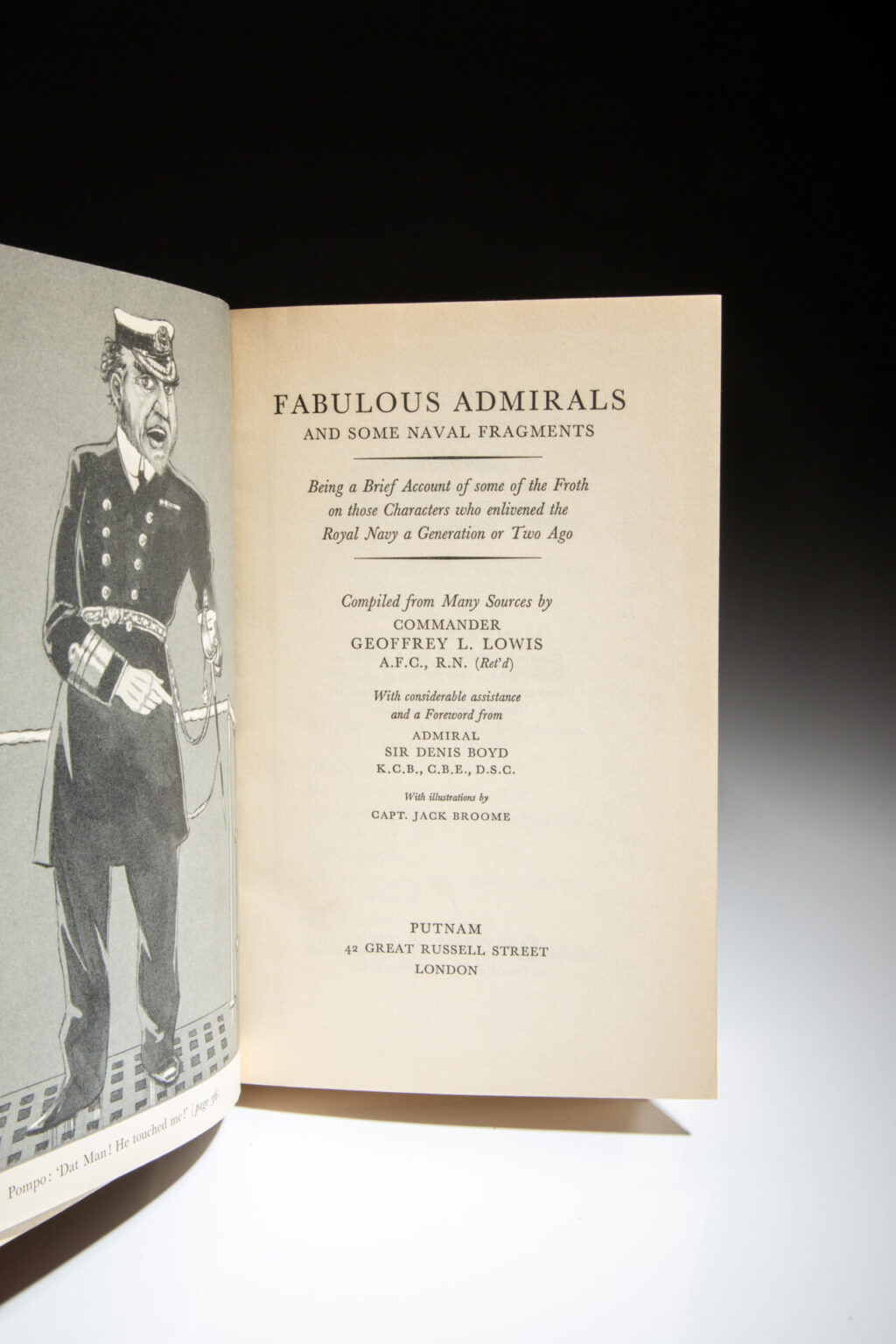 Fabulous Admirals and Some Naval Fragments - The First Edition Rare Books
