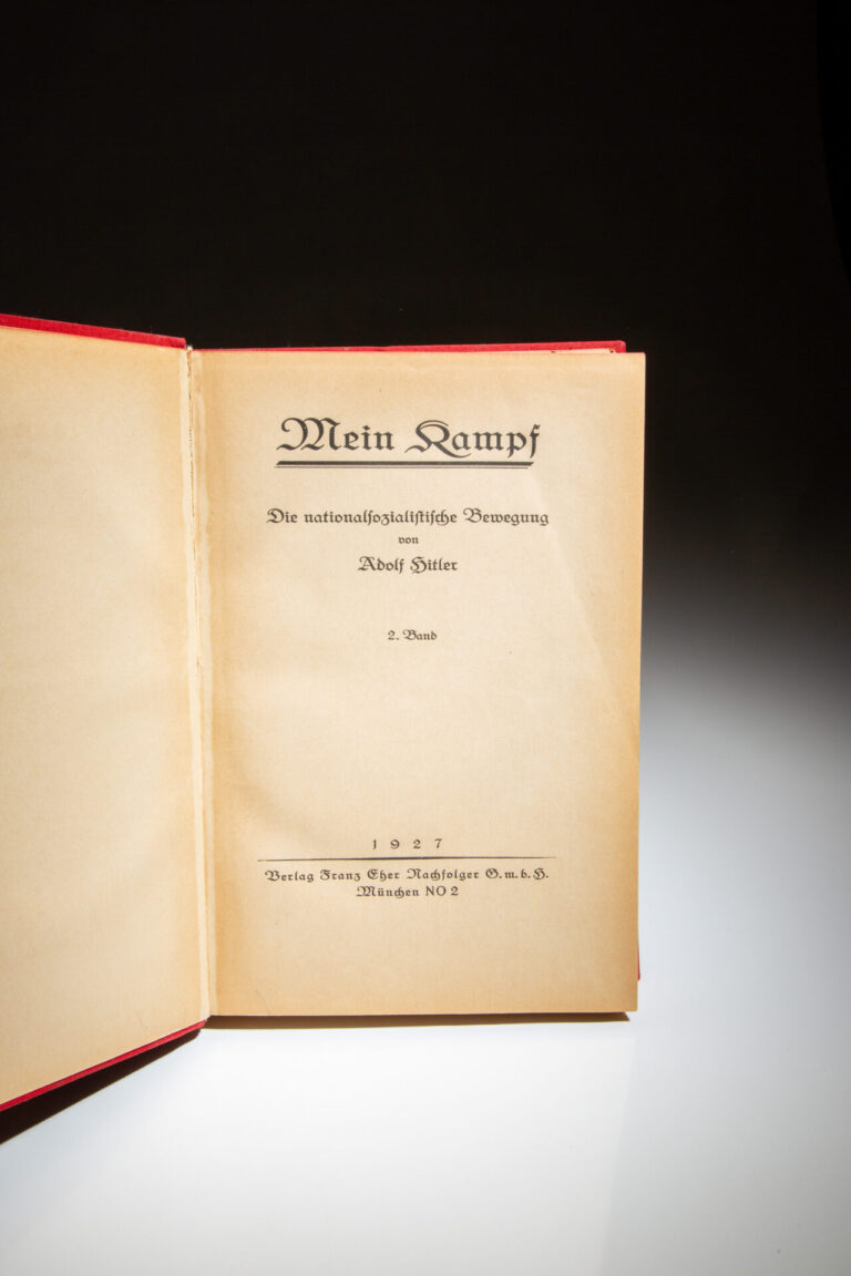 Mein Kampf - The First Edition Rare Books