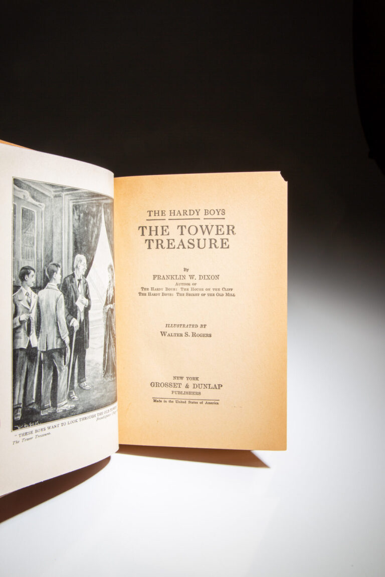 The Hardy Boys: The Tower Treasure - The First Edition Rare Books