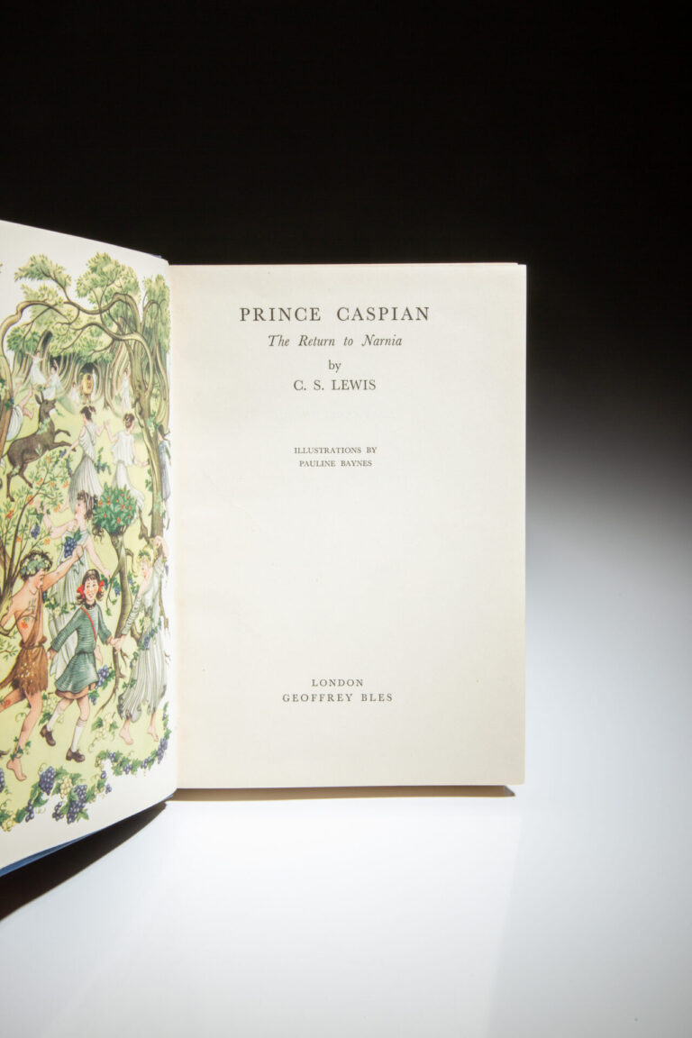 Prince Caspian: The Return to Narnia - The First Edition Rare Books