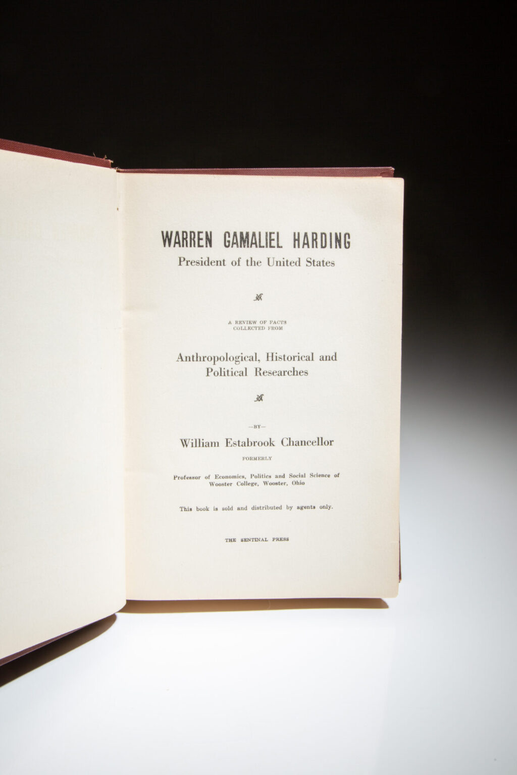 Warren Gamaliel Harding: President of the United States - The First ...