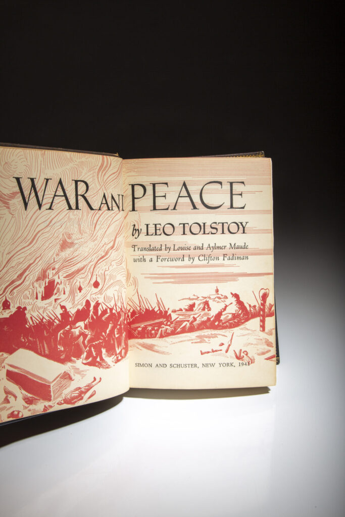 War And Peace - The First Edition Rare Books