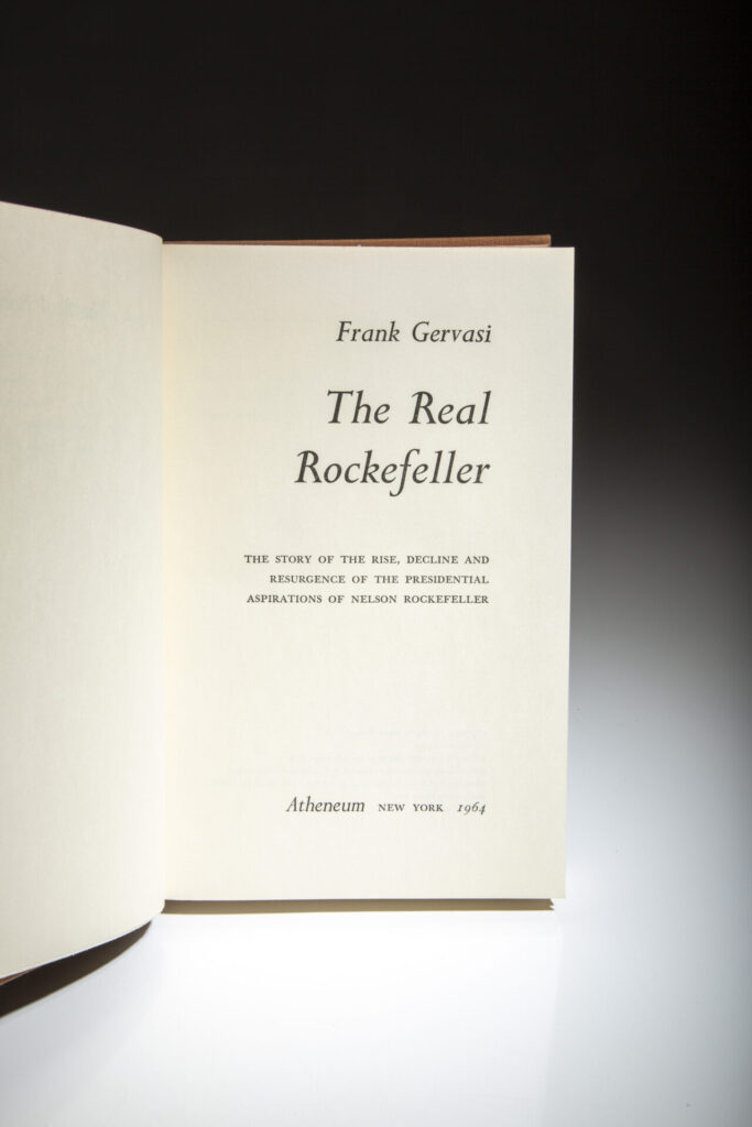 The Real Rockefeller - The First Edition Rare Books
