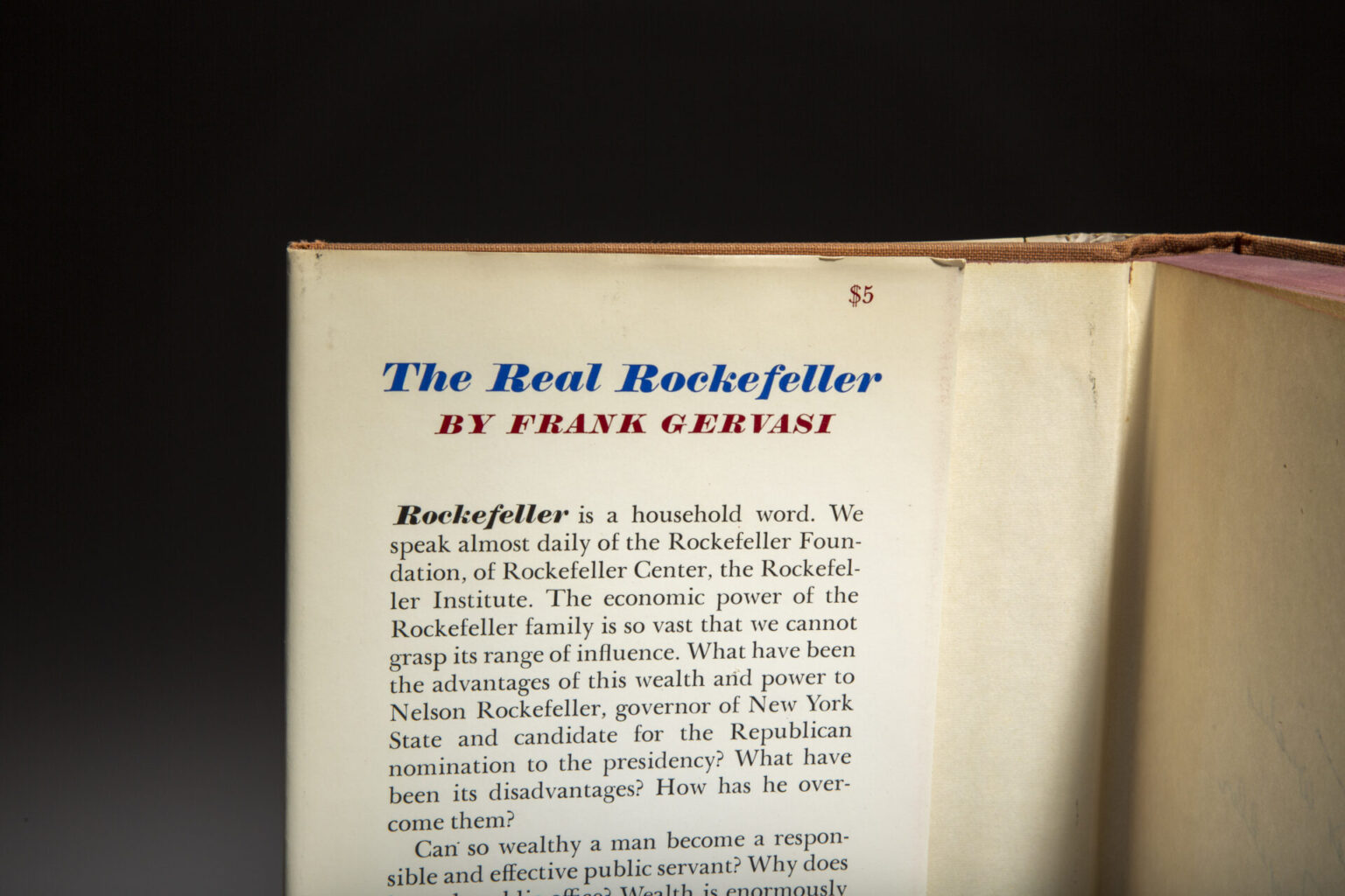 The Real Rockefeller - The First Edition Rare Books