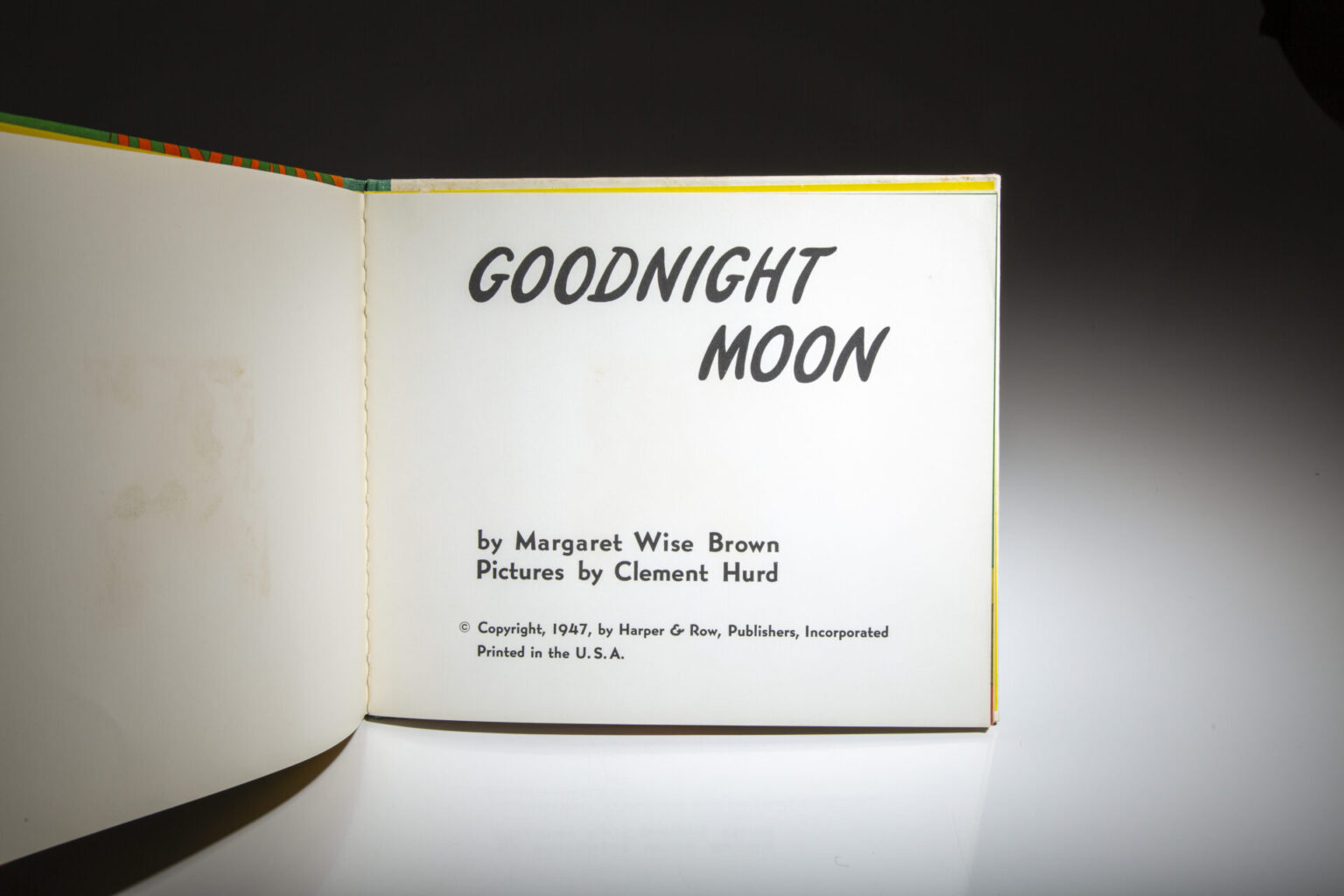 Goodnight Moon - The First Edition Rare Books