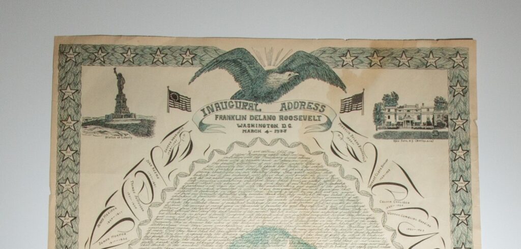 Inaugural Address Franklin Delano Roosevelt - The First Edition Rare Books