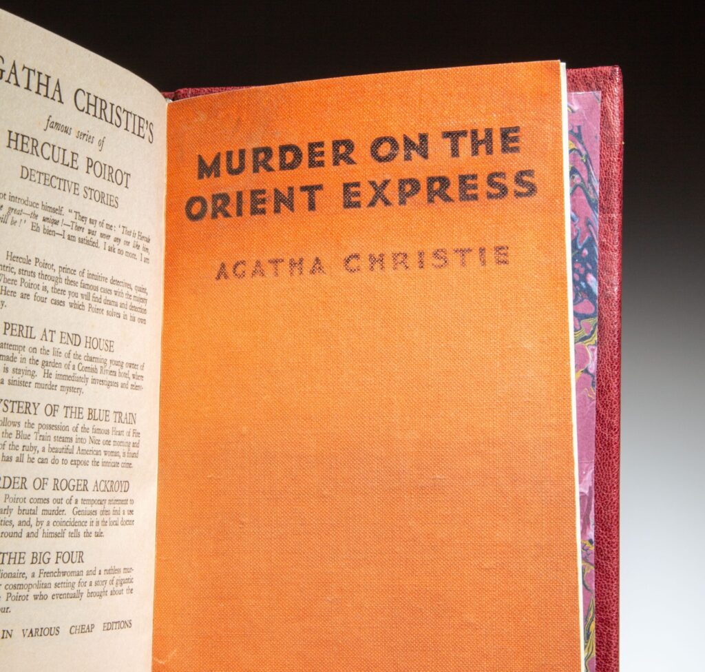 Murder on the Orient Express - The First Edition Rare Books