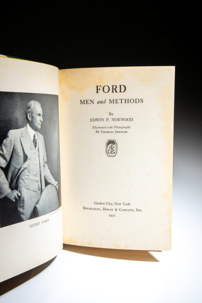 Ford: Men and Methods - The First Edition Rare Books