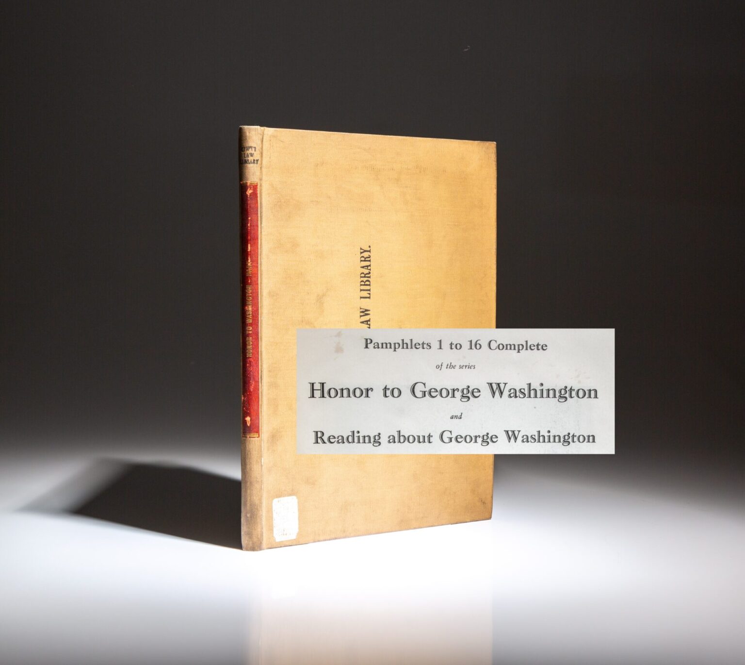 George Washington Bicentennial Pamphlets - The First Edition Rare Books