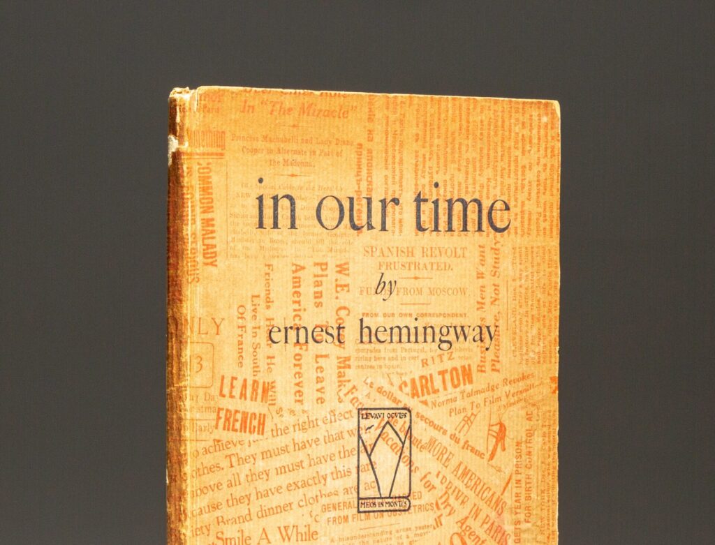 In Our Time - The First Edition Rare Books