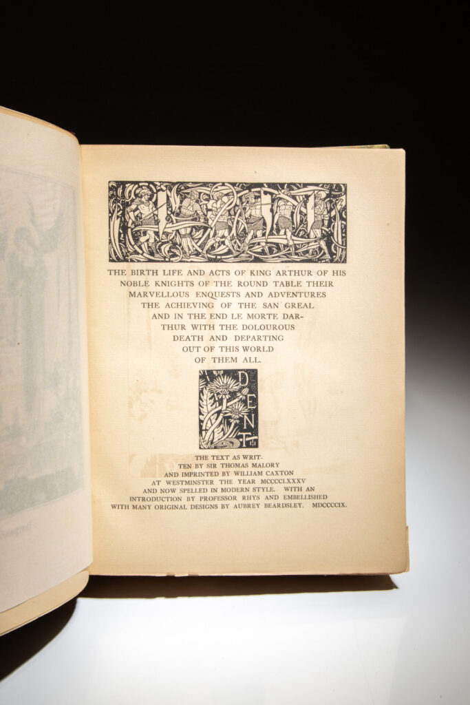 The Birth Life and Acts of King Arthur - The First Edition Rare Books