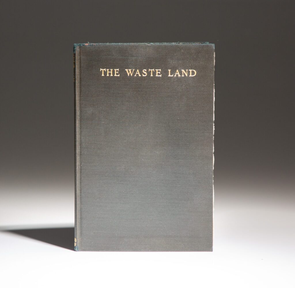 The Waste Land - The First Edition Rare Books
