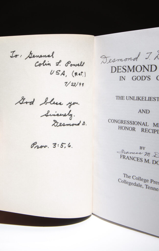 Desmond Doss: In God's Care - The First Edition Rare Books