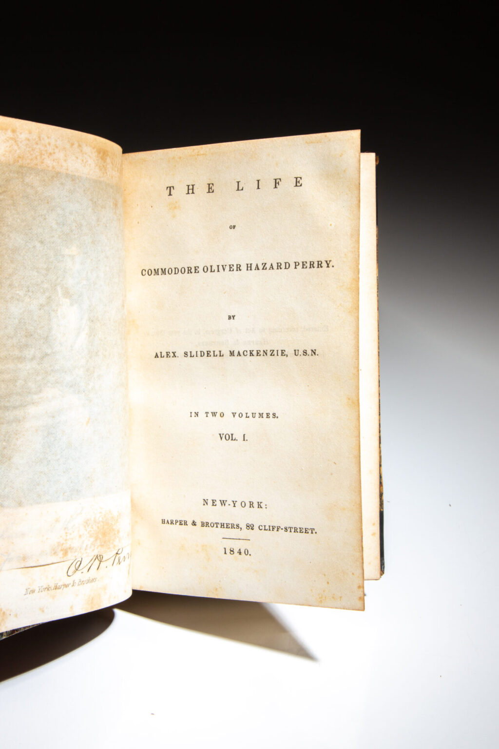 The Life of Commodore Oliver Hazard Perry - The First Edition Rare Books