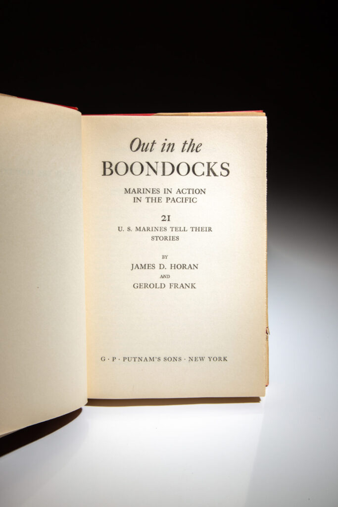Out in the Boondocks - The First Edition Rare Books
