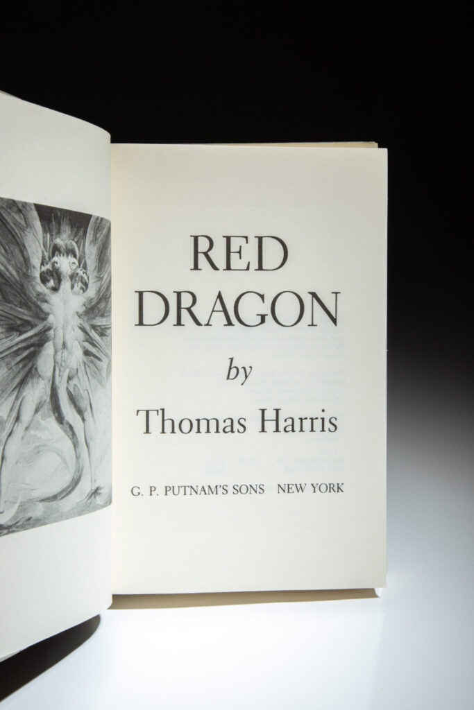 Red Dragon - The First Edition Rare Books