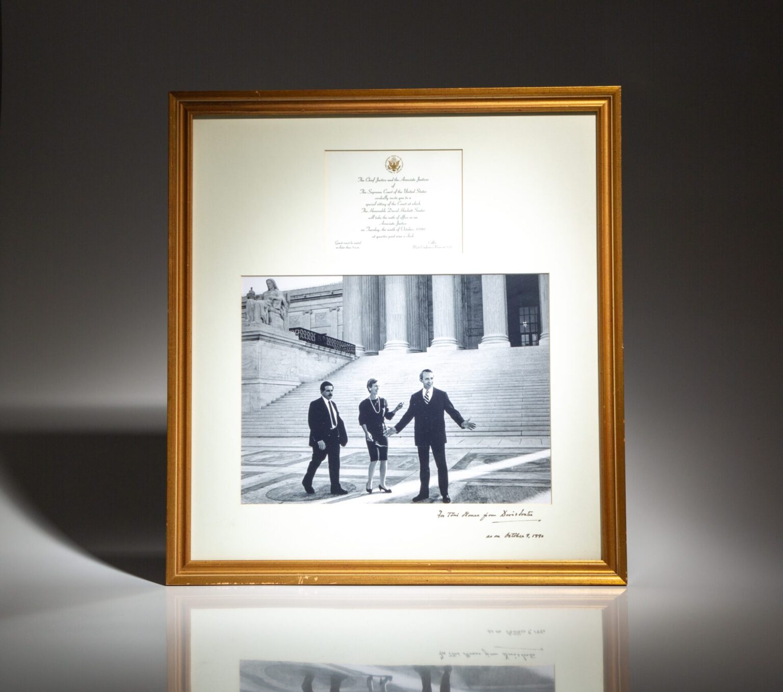 Justice David H. Souter Judicial Oath of Office Ceremony - The First ...