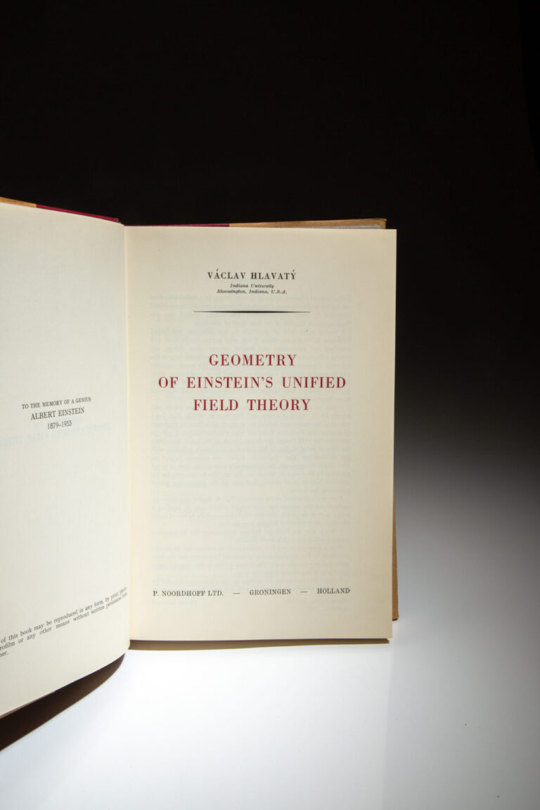 Geometry of Einstein's Unified Field Theory - The First Edition Rare Books