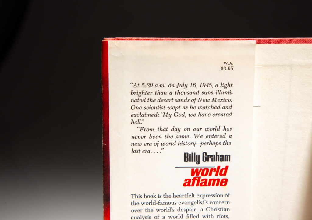 World Aflame - The First Edition Rare Books