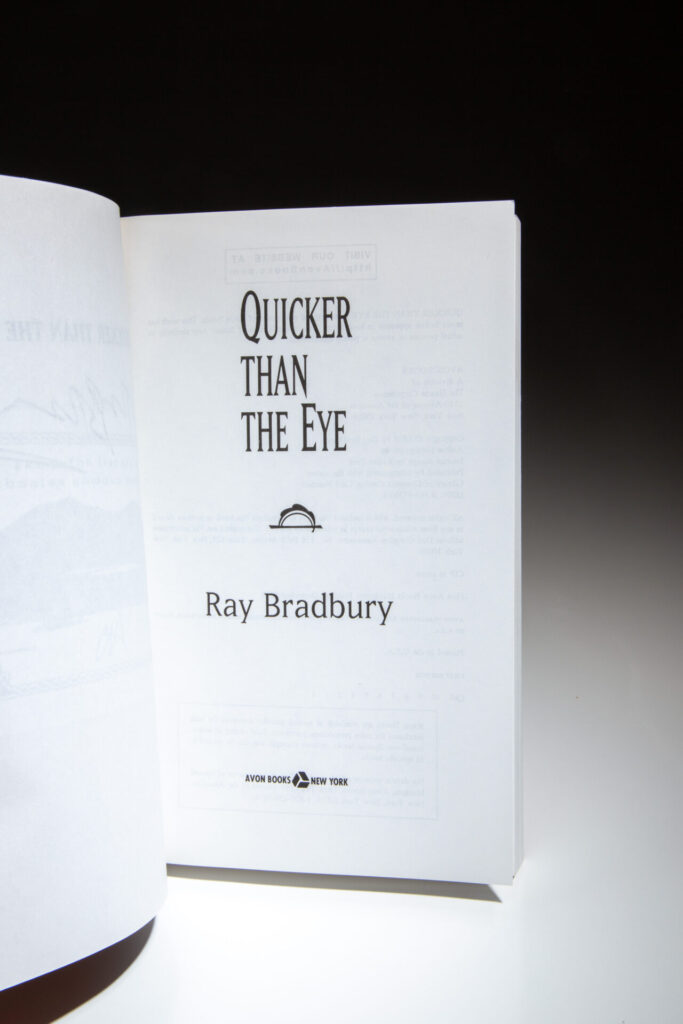 Quicker Than The Eye - The First Edition Rare Books