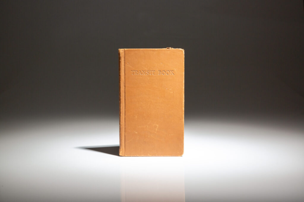 Field Transit Book - American Artilleryman - The First Edition Rare Books