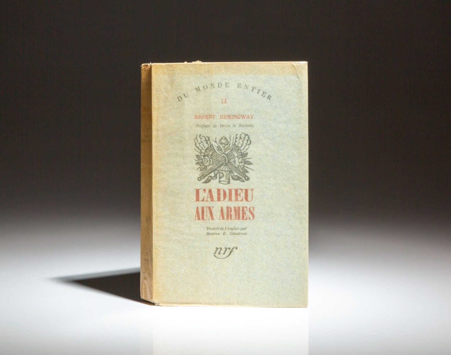 L'Adieu aux armes [Farewell to Arms] - The First Edition Rare Books