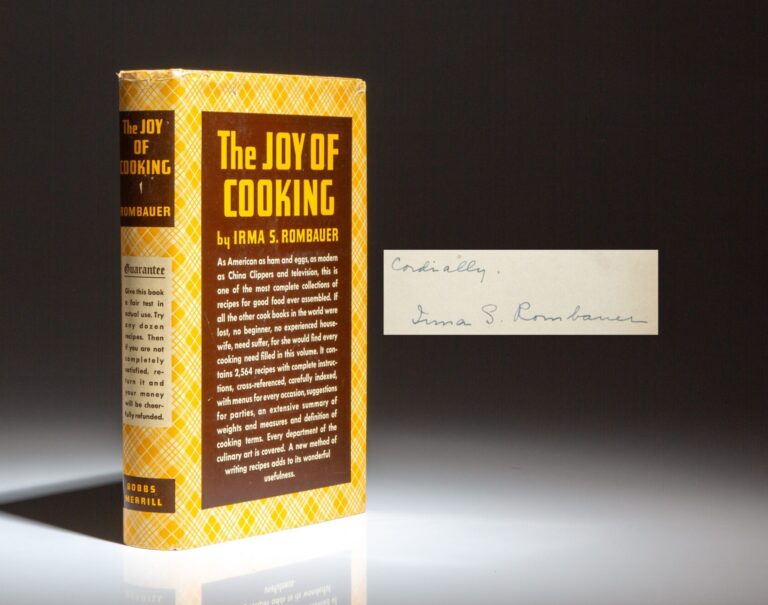 The Joy of Cooking - The First Edition Rare Books