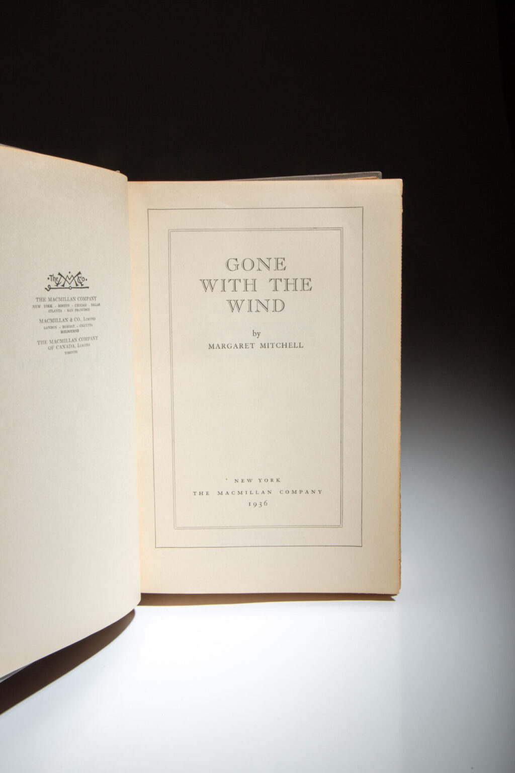 Gone With The Wind - The First Edition Rare Books