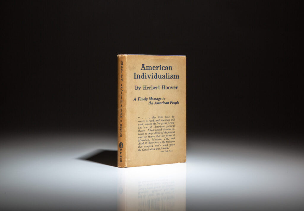 American Individualism - The First Edition Rare Books