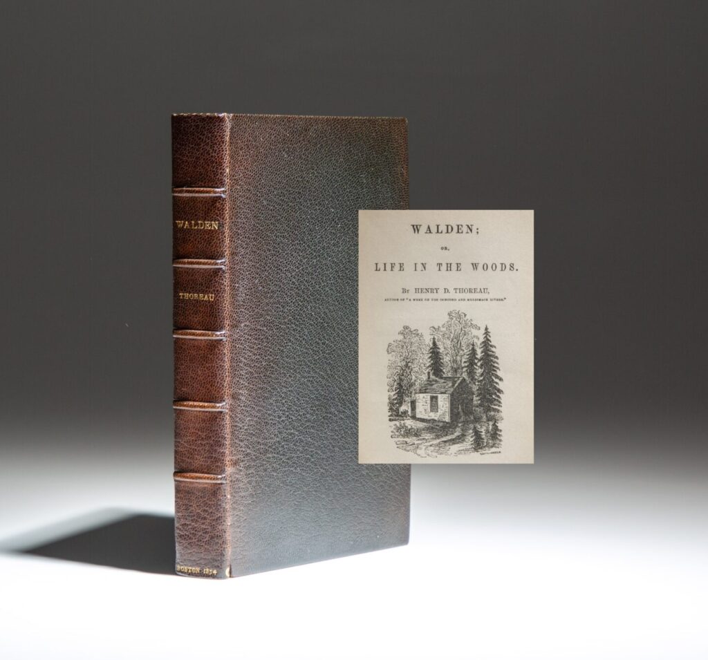 Walden - The First Edition Rare Books