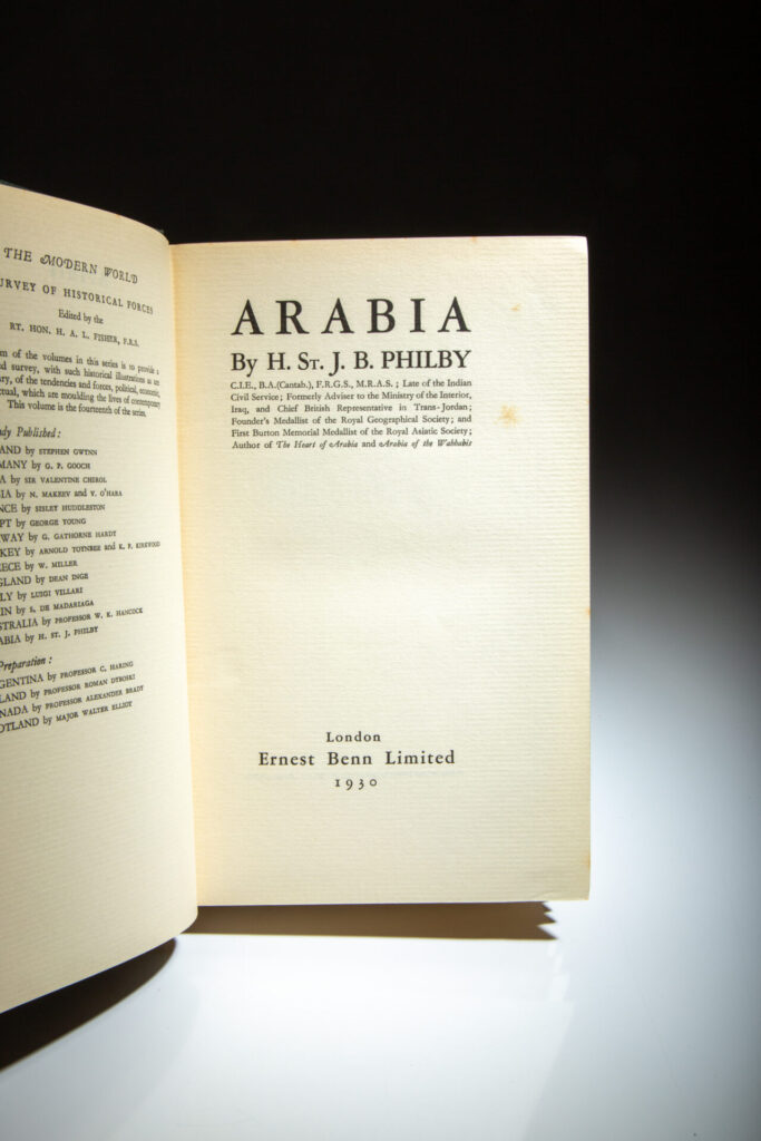 Arabia - The First Edition Rare Books