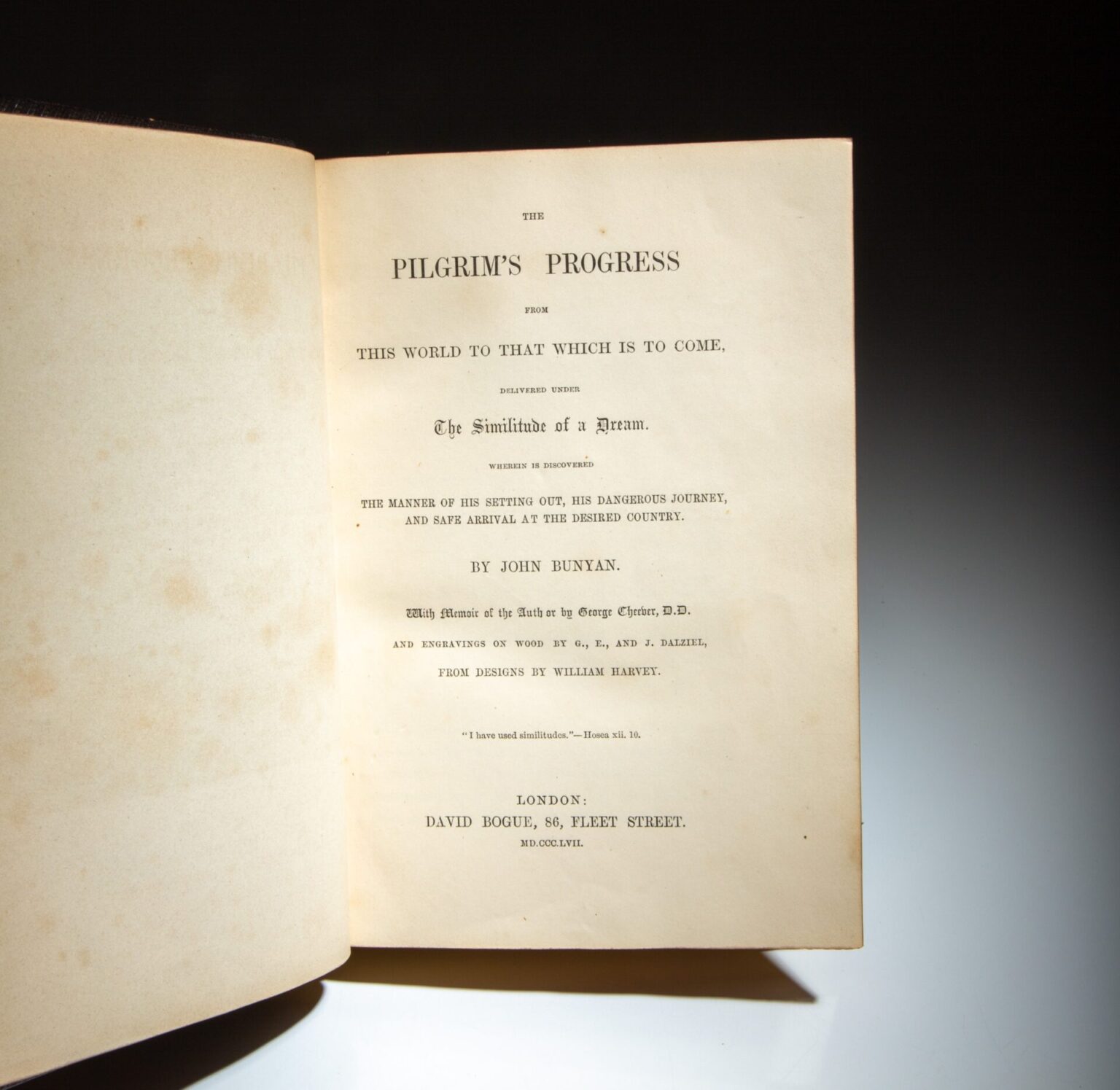 The Pilgrim's Progress - The First Edition Rare Books