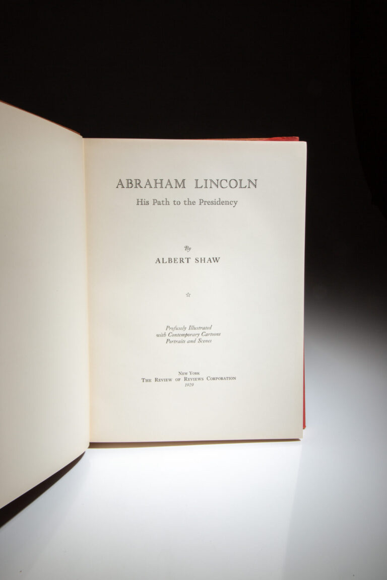 Abraham Lincoln: A Cartoon History - The First Edition Rare Books