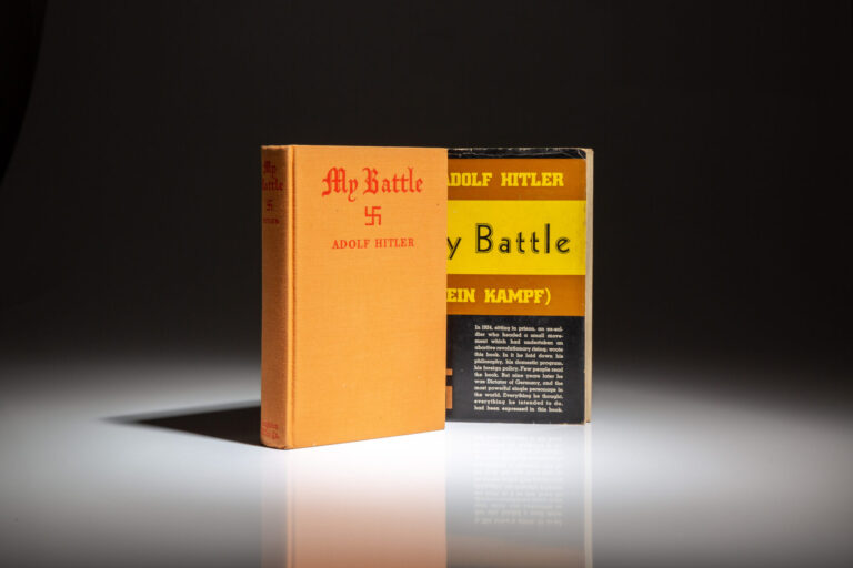 My Battle (Mein Kampf) - The First Edition Rare Books