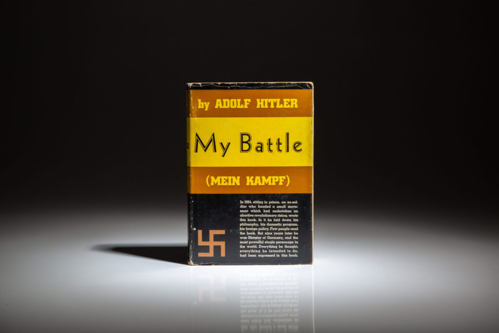 My Battle (Mein Kampf) - The First Edition Rare Books