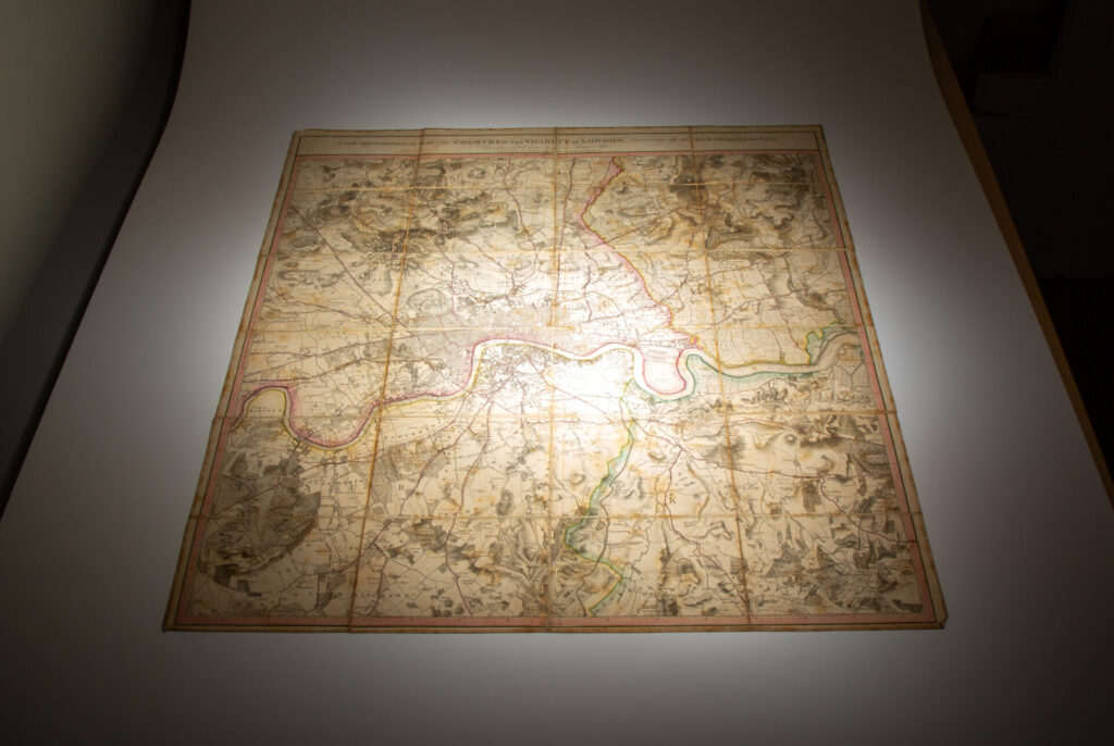 A New Topographical Map of the Country in the Vicinity of London ...