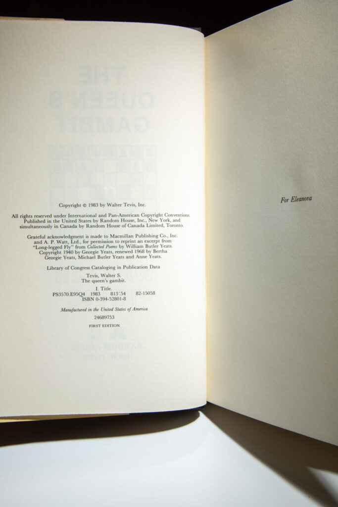 The Queen's Gambit - The First Edition Rare Books