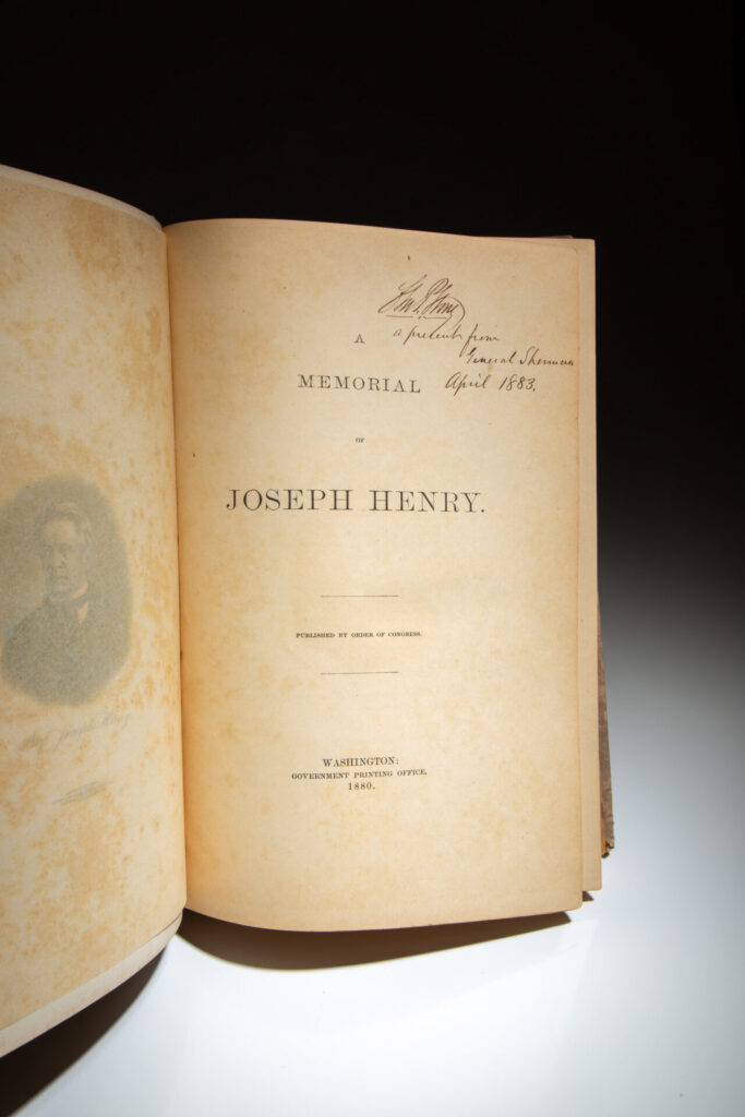 A Memorial Of Joseph Henry - The First Edition Rare Books