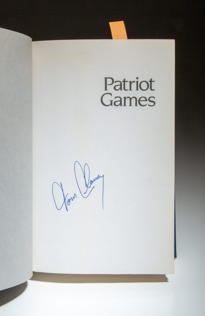 Patriot Games - The First Edition Rare Books