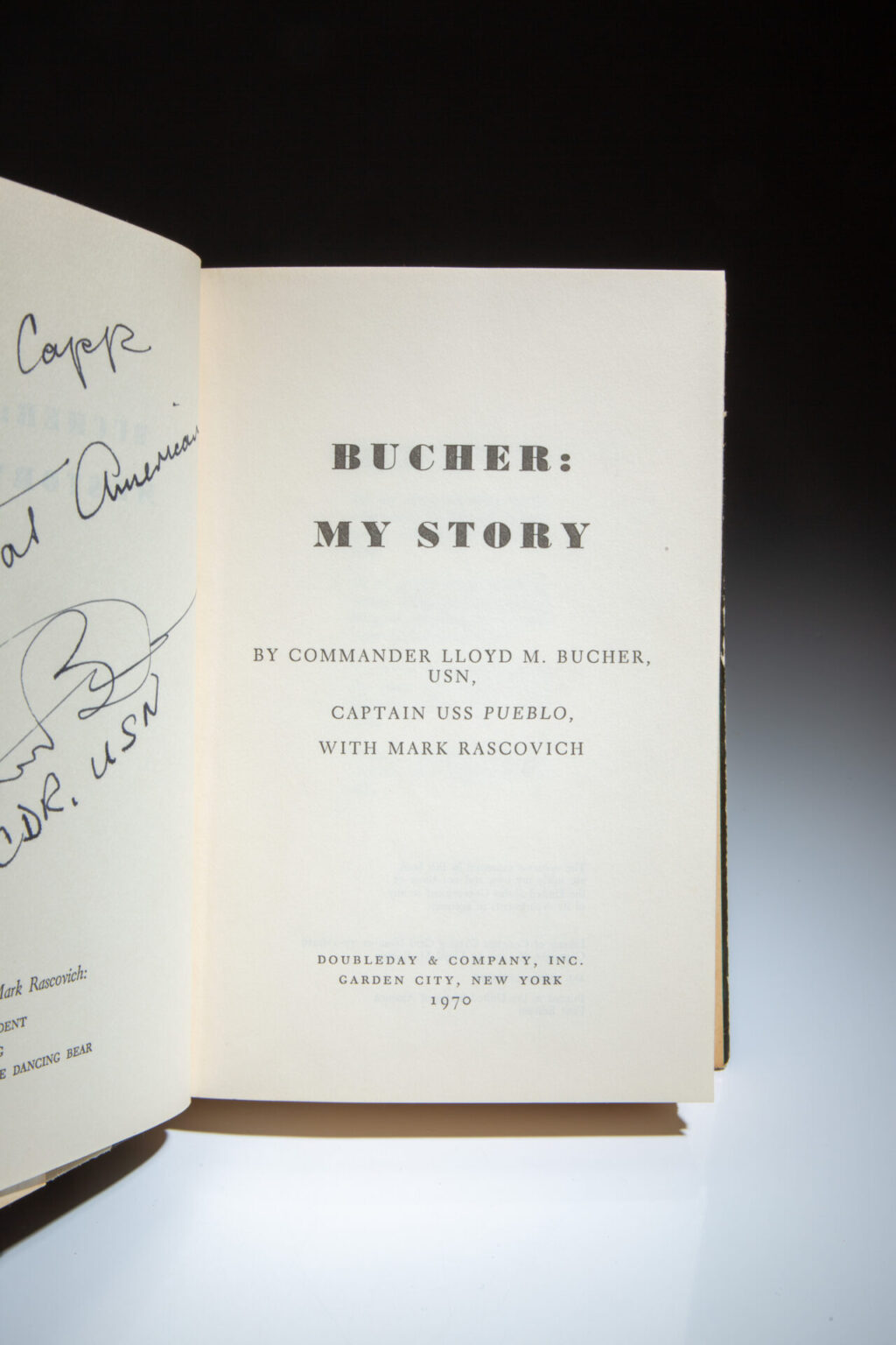 Bucher: My Story - The First Edition Rare Books