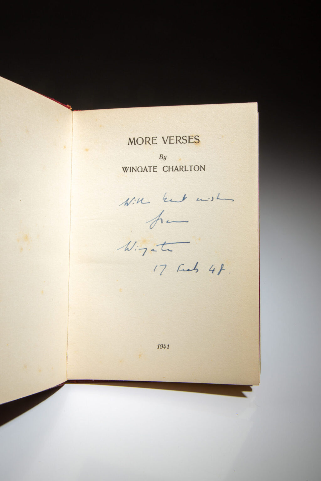 More Verses - The First Edition Rare Books