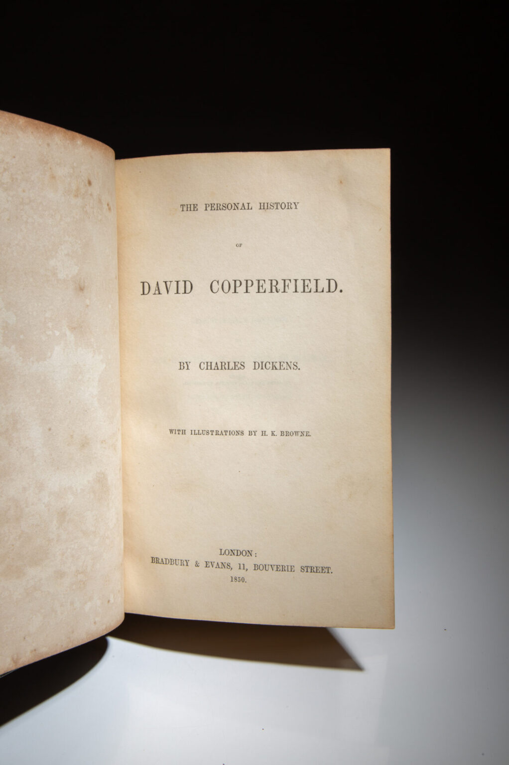 The Personal History of David Copperfield - The First Edition Rare Books