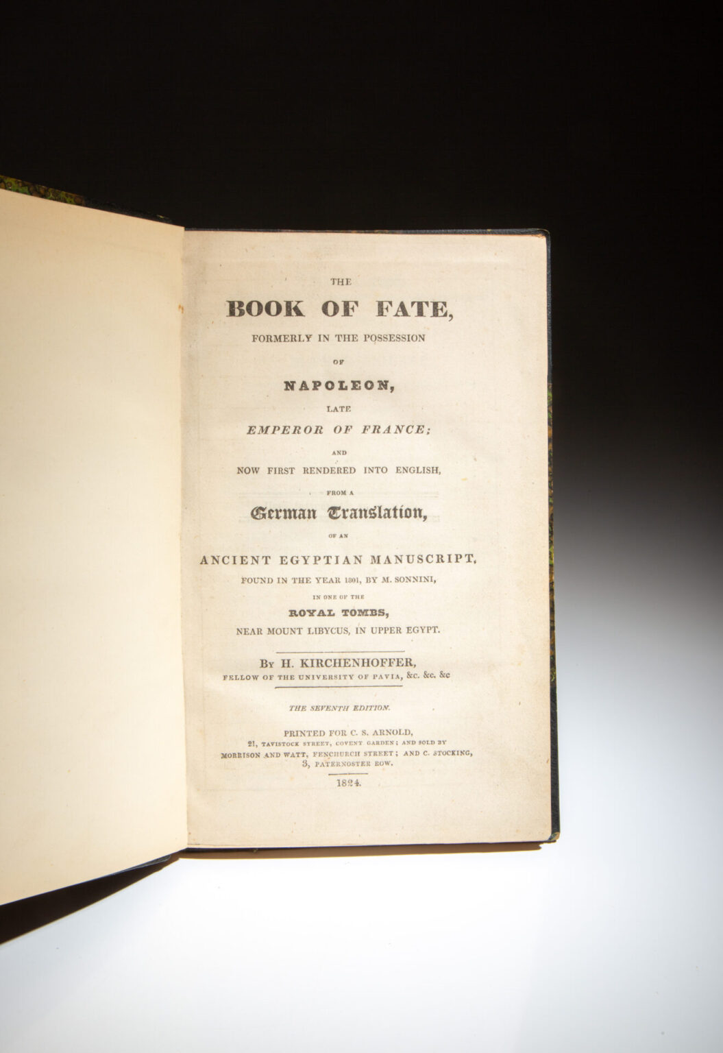 The Book of Fate - The First Edition Rare Books