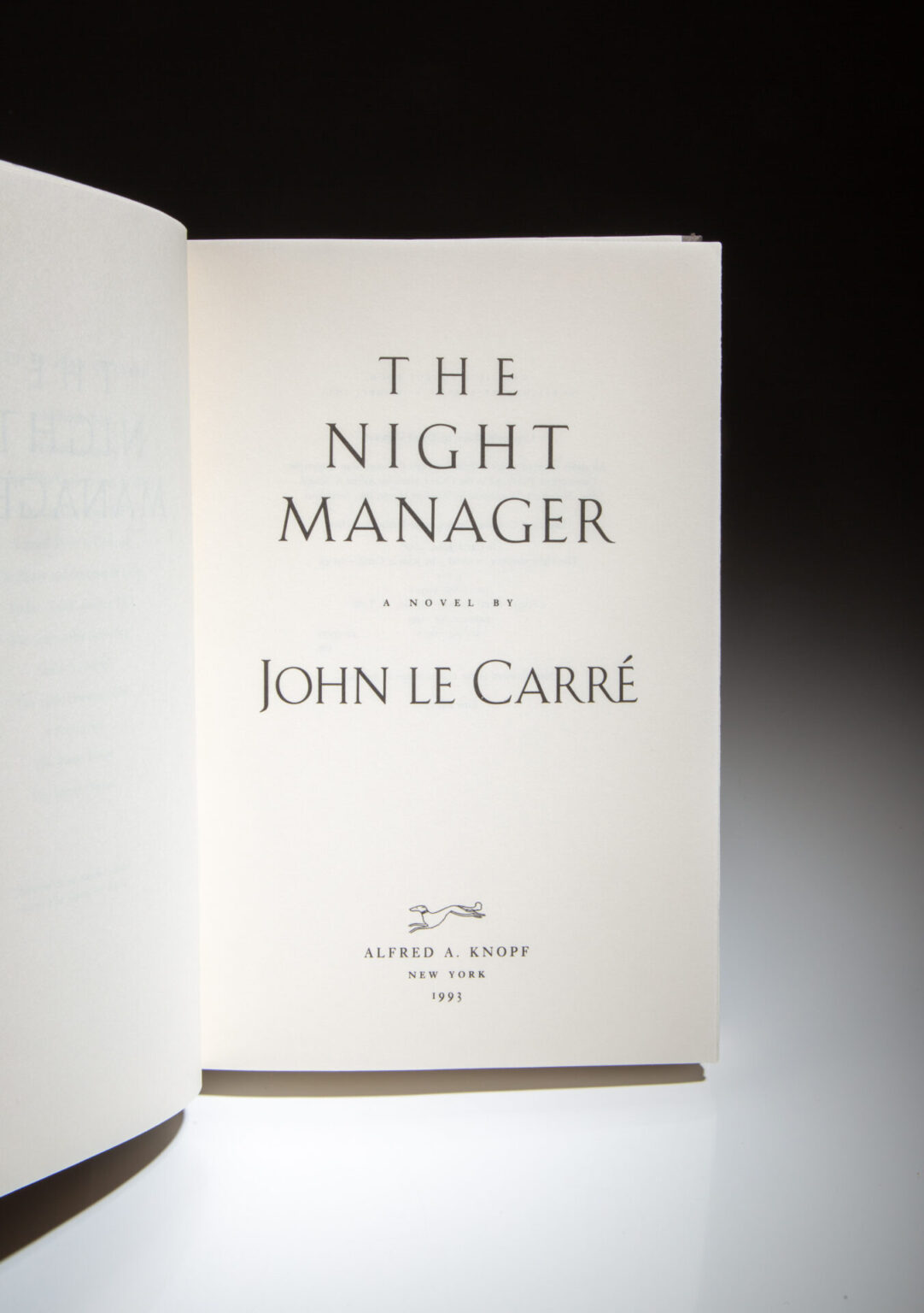 The Night Manager - The First Edition Rare Books