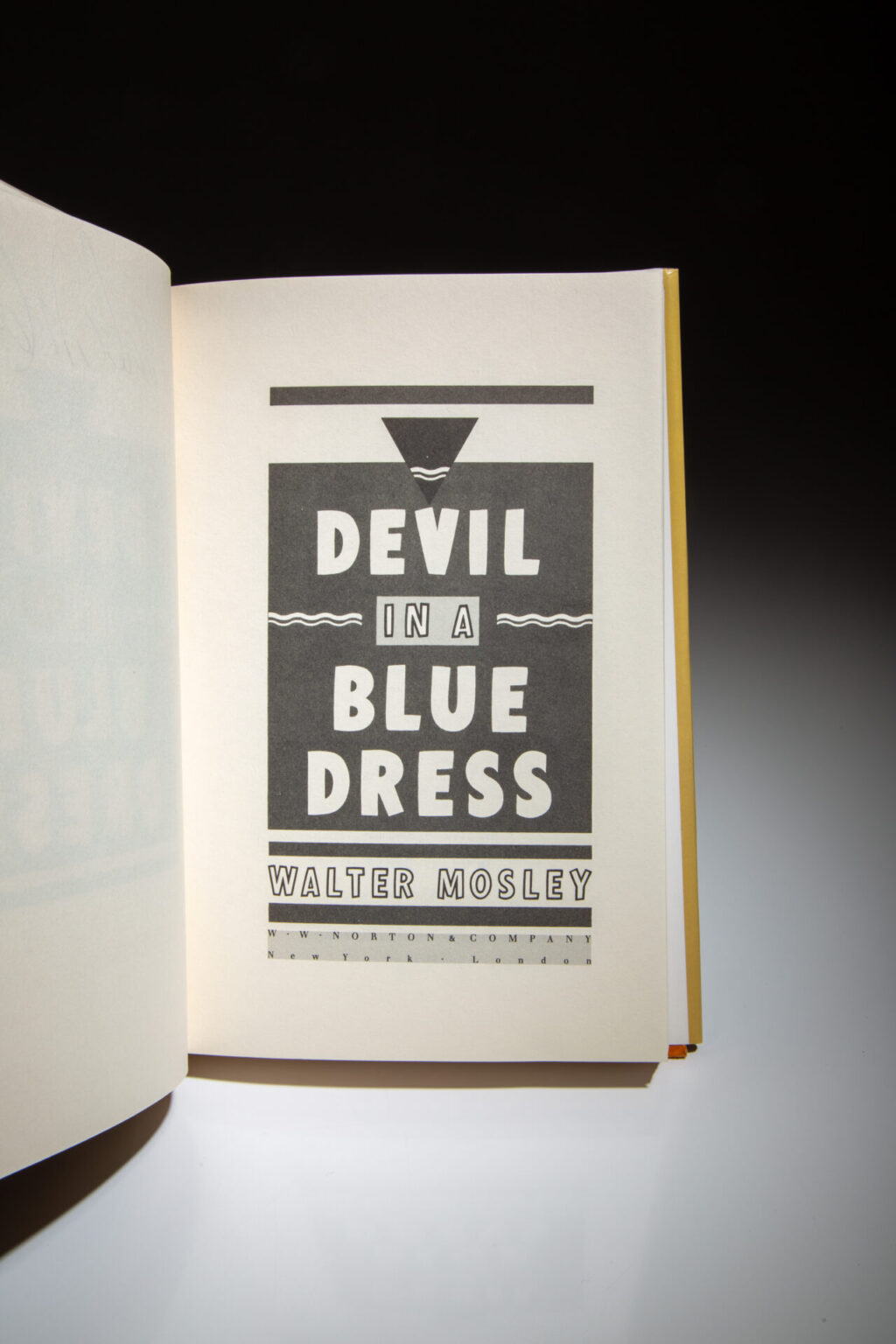 Devil in a Blue Dress - The First Edition Rare Books
