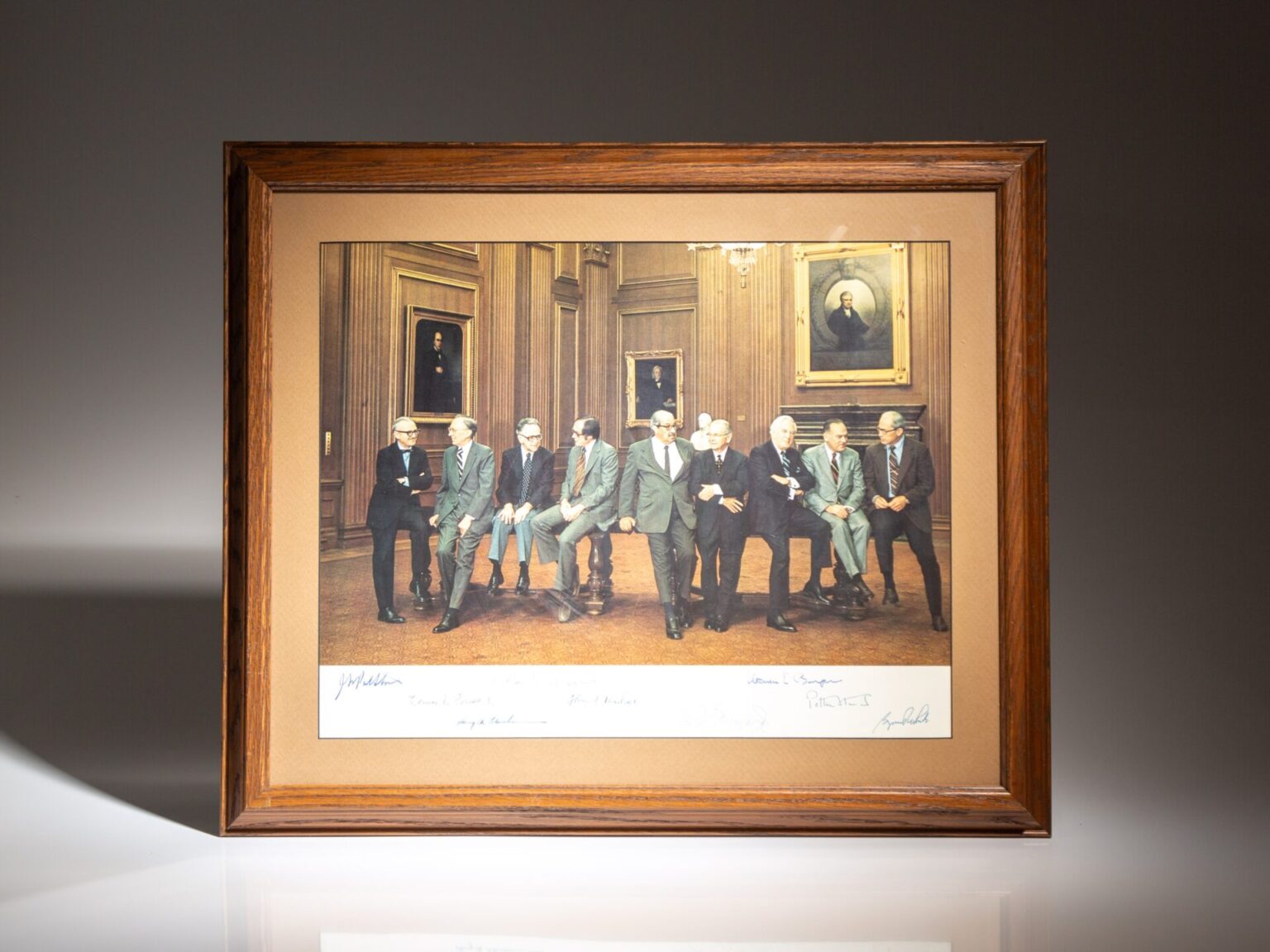 The Burger Court Signed Photograph - The First Edition Rare Books