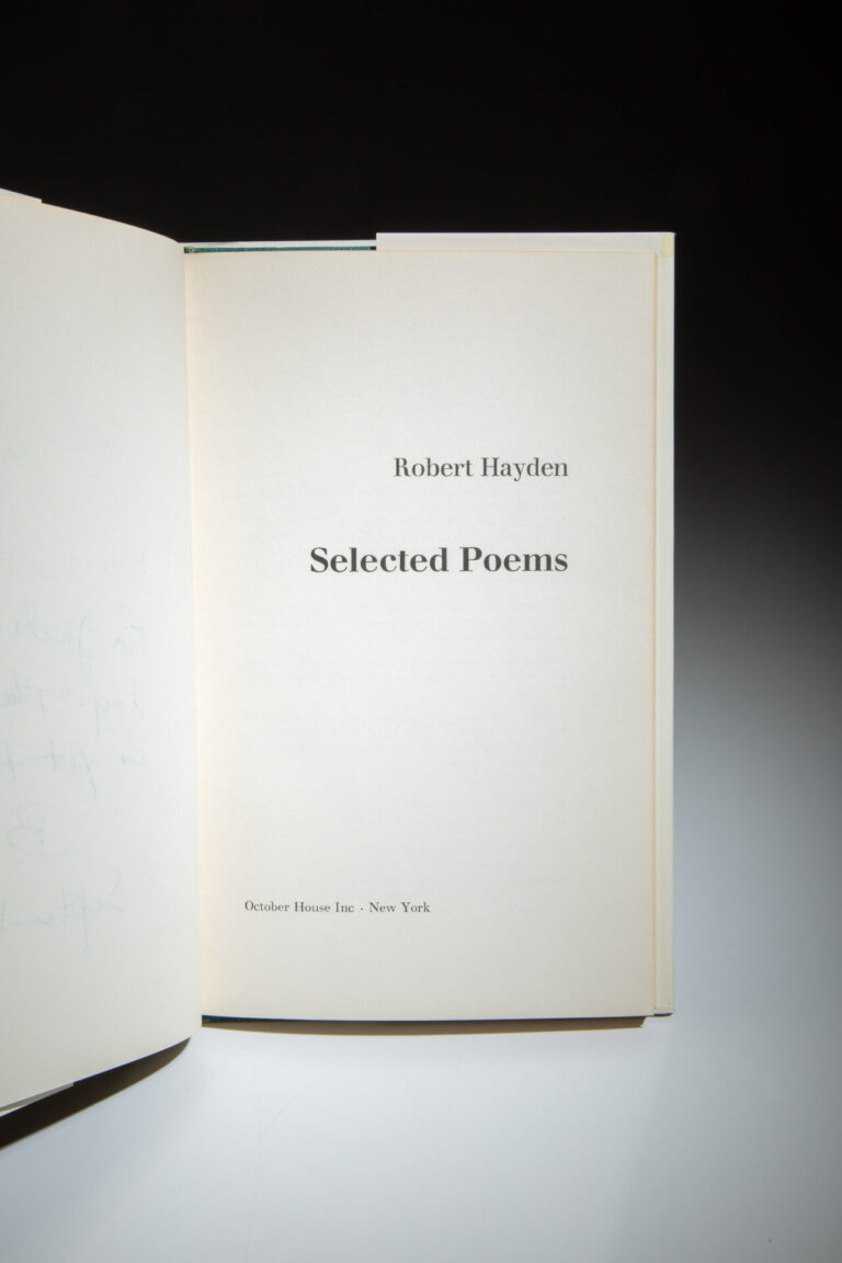 Selected Poems - The First Edition Rare Books